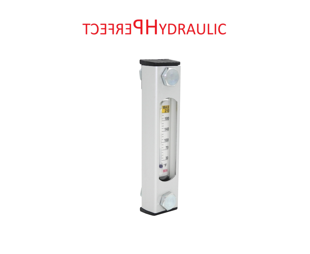 Hydraulic oil sight glass level indicator 254mm M12 thermometer LVA30 ...